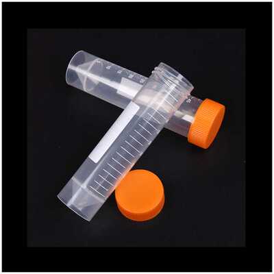 云雅供应50MLEP管塑料离心管螺口离心管圆底尖底可立式尖平底