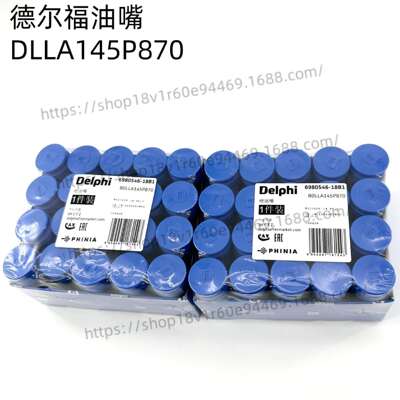 德尔福共轨喷油嘴DLLA145P870 093400-8700适用喷油器095000-5600
