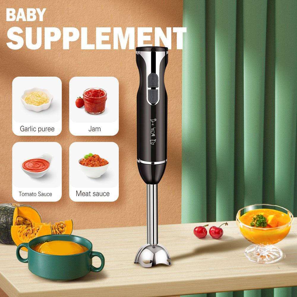电动料理棒 食物搅拌器辅食打蛋器 家用手持榨汁机奶昔绞肉搅拌机