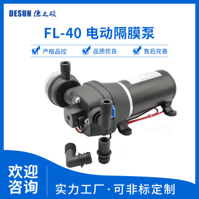 德之颂FL隔膜泵180w流量17L/MIN扬程25m电动车载式喷雾器增压泵