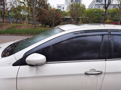 适用于15启悦 ALIVIO黑武士晴雨挡雨眉装饰改装遮雨档