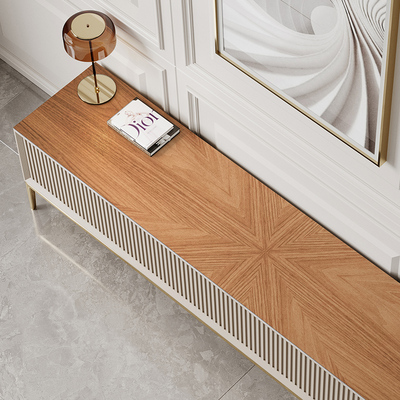 仿木纹电视柜桌垫长条防水防烫防A尘盖布罩中式pvc皮革长方形桌布