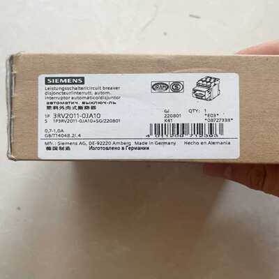 询价断路器3RV2011-0JA100.7-1A
