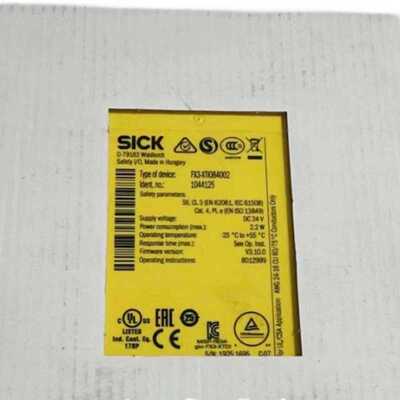 FX3-XTIO84002西克SICK安全继电器104412（gg设备）