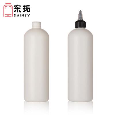 现1货00ml尖嘴压瓶啫喱盖油颜料墨瓶RJL液体分装瓶圆肩塑料pe挤瓶