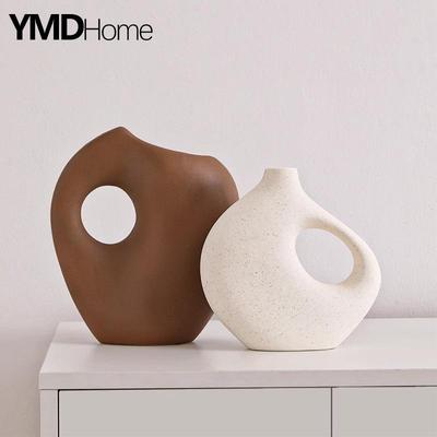 现代艺术高级感小众摆件奶油风客厅电视柜轻奢开放格家居软装饰品