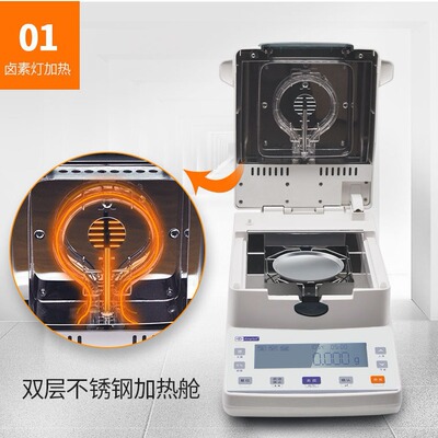 幸运XY卤素快速水分测定仪