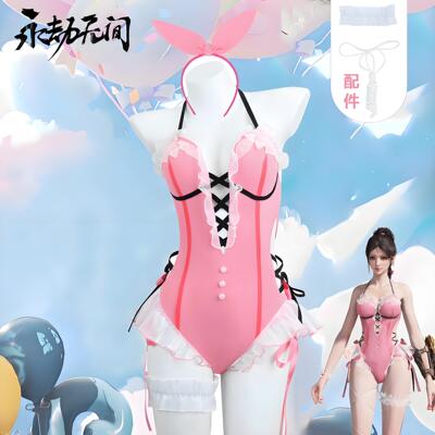 喵酱永劫无间沈妙泳cos服绯莓