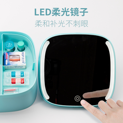 角膜塑形镜可携式盒旅行外出护理箱子RGP硬性Q眼镜OK镜盒收纳盒