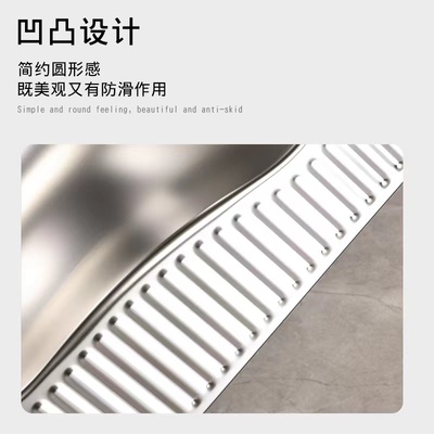 不锈钢蹲便器水箱一体套装u蹲坑式防臭蹲厕大便器工程公共厕所便