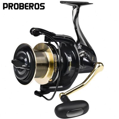PRO BEROS金属纺车轮4+1渔线轮锚鱼轮远投抛竿海竿路亚轮渔具