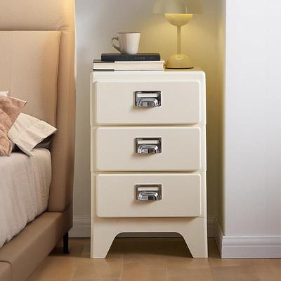 日式复古三斗柜卧室五斗柜收纳床头柜沙发边柜ins沙发边几抽屉柜