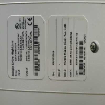 Lenze伺服控制器+马达 E94ASHE0034+GST0（gg设备）