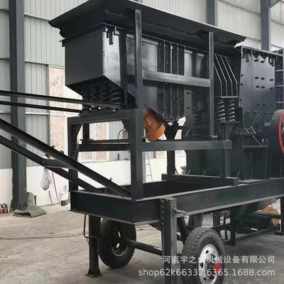 贵州URF制移动石料混凝土块站砂机鹅卵石破碎碎式石机800锤式破碎