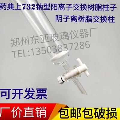 药典上732钠型阳离子交换树脂柱 阴离子树脂交换柱 阳离子层析柱