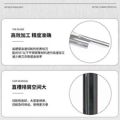 合金4柄直槽铰刀3.11 3.12 3.13 3.14 3.15 3.16 3.17 3.18 3.19