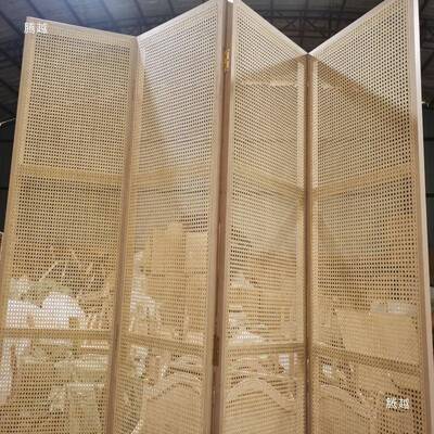 柜门藤编隔断网EKL红藤编门家具双柜现代走廊收屏风民宿纳实门木