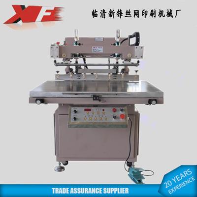 90120型斜臂丝印机用于电子行业、包装箱、纸箱丝网印刷机可套色