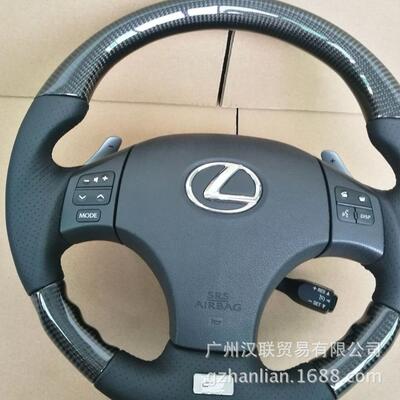 新款雷克萨改碳Es30纤维方向盘装Gs300Nt200RX2新款雷克70碳真纤