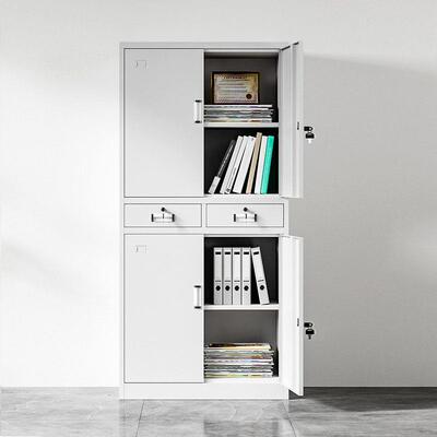 中二斗料铁皮文件890210柜室办公资柜档案凭证柜抽屉带锁书柜储物