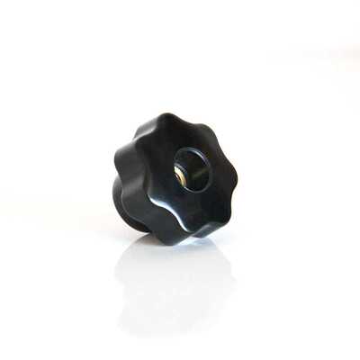 鑫华泽 胶木通孔星形手柄 电木通孔梅花把手 通孔七星螺母手轮