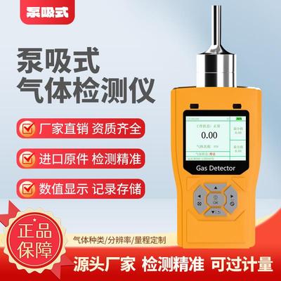 泵吸式气体检测仪便携手持式氧气臭氧氮气氨气氢气四氢噻吩报警仪