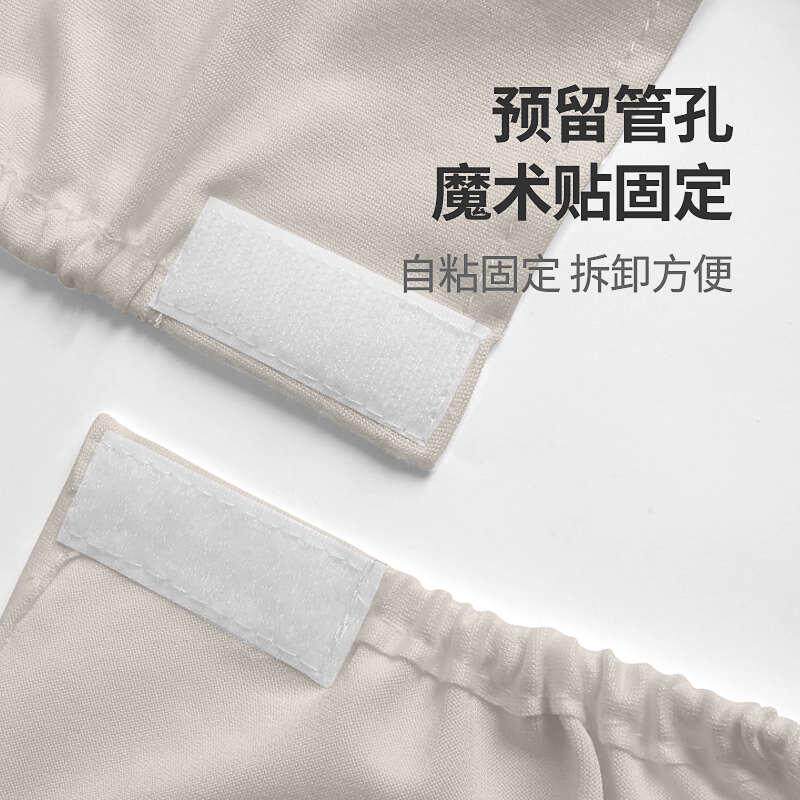 暖气片遮挡装饰防尘罩家用老式铸铁暖气片防熏黑通用盖布全包新款