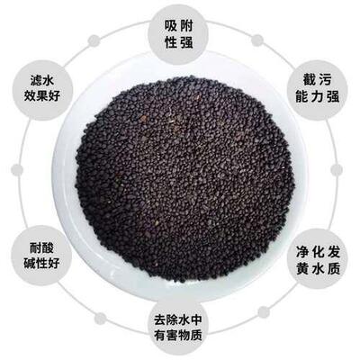然锰砂水处理过滤UUT填料 污水罐地下水水处理除铁除锰锰天砂滤井