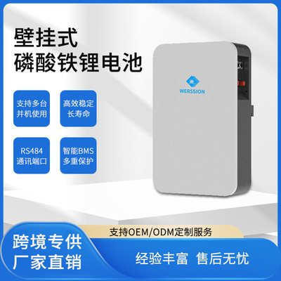 51.2V200A家用壁挂式5KWH磷酸铁锂电池光伏新能源储16KWH能锂电池