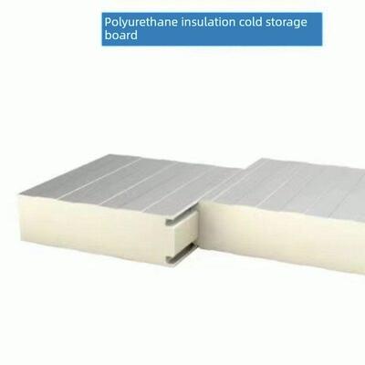 夹芯彩钢板聚氨酯封边岩棉板机制冷蓄冷板导热系数低施工外墙保温