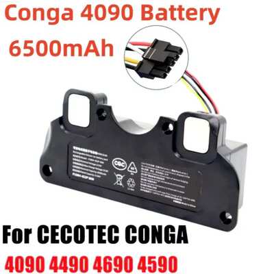 适用CECOTEC CONGA 4090 4490 4690 4590扫地机电池5200Mah
