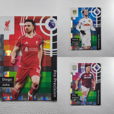 2025-26赛季 Topps 英超 精准特卡 利物浦 若塔 沃特金斯 班福德