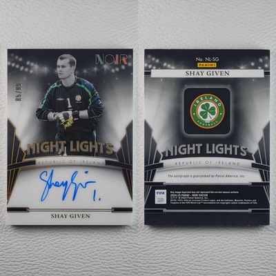 Panini Noir 纽卡斯尔联 沙伊 吉文 GIVEN 亲签 卡签 球星卡 周边