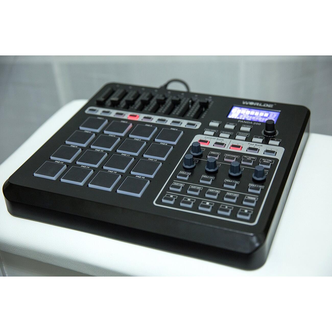 worlde PANDA200midi键盘打击垫控制器编曲键盘音乐键盘电音键盘