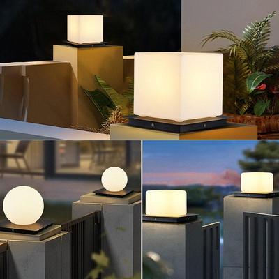 新款简约户外柱头灯防水别墅庭院家用围墙大门柱子灯民宿露营灯具