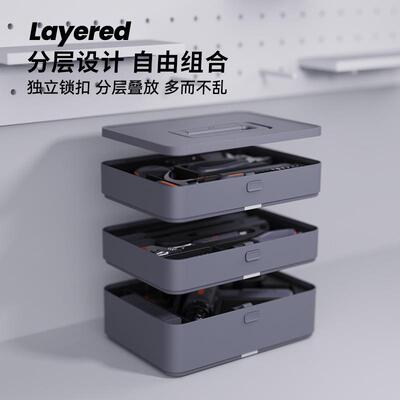 能工具箱家电用套装多功46583五大金维修组合全工具车载钻全套