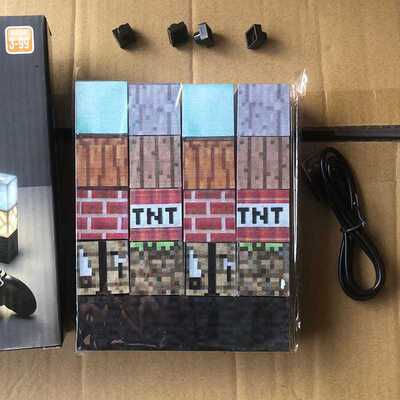 积木灯 新品方形积木灯磨砂   custom stitching lamp