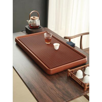 永通胶木茶盘德国新家居高端现代休闲排水大茶几办公精品茶海