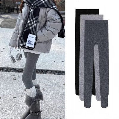 打底裤女2025新款冬加厚压力显瘦