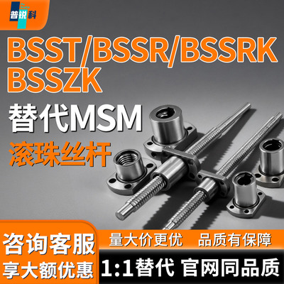 滚珠丝杆BSST BSSR BSSRK BSSZK2505 2510 2525-200 500 800 1000