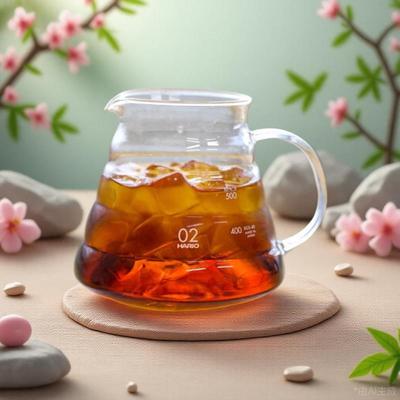 HARIO日本玻璃手冲壶咖啡云朵分享壶v60滤杯手冲咖啡壶聪明杯套装