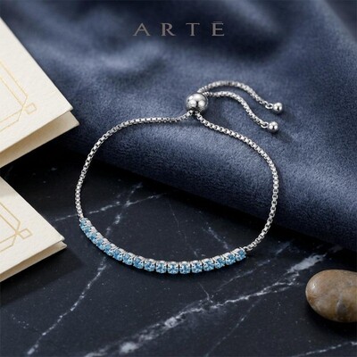 ARTE/艾尔蒂SPRINKLES复古设计镶嵌宝石轻奢手链可调节女朋友