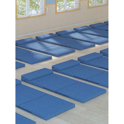 折叠垫午16787床休打地榻铺睡垫榻米学生单公人便携办室加厚海绵