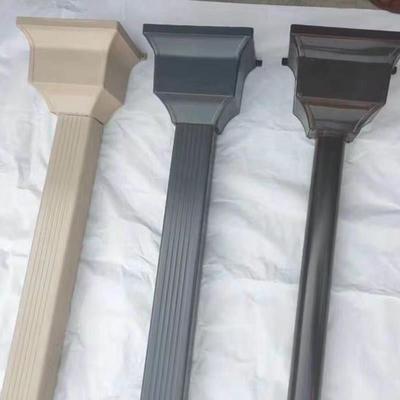 铝合金方形雨水斗下水管雨水漏斗别墅落水管独立下水斗圆形斗子