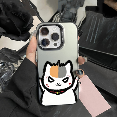 14ProMax搞怪夏目友人帐猫咪iPhone17卡通华为畅享90PLUS彩银13可爱苹果16e手机壳硬15Plus适用红米TURBO5MAX