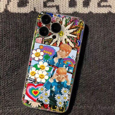iPhone16e小众小米17MAX苹果14创意华为MATE80透明13ProMaxins风OPPOFINDX9软适用15PLUS手机壳权志龙wiggleB