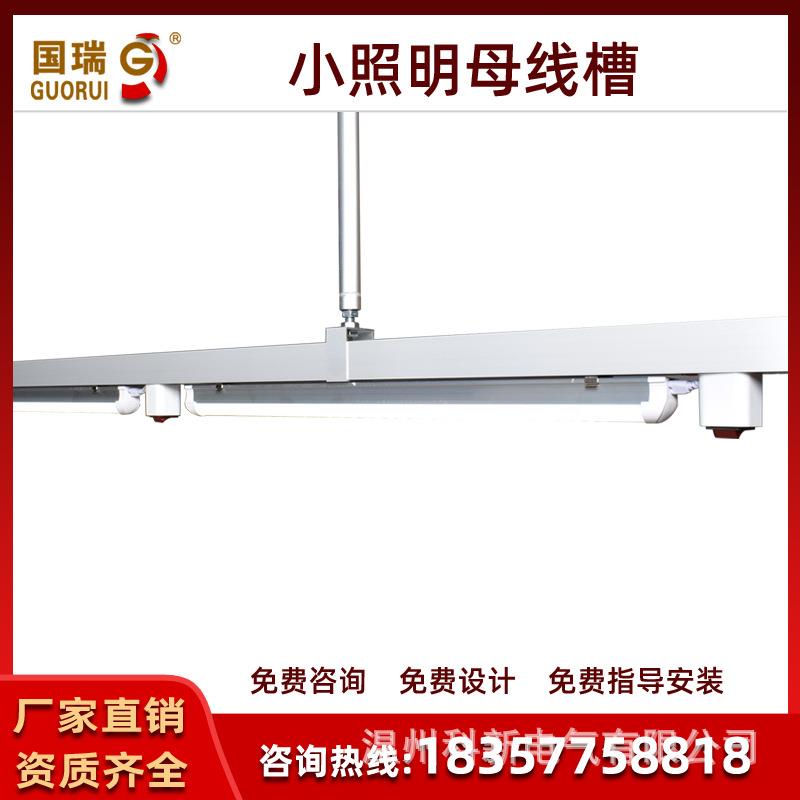 照明母线槽单相220V针织家纺电子机械现代车间照明灯架新型桥架