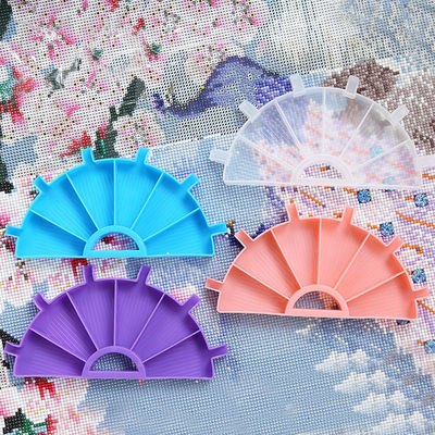 钻石画新款多功能翻钻盘 DIY点钻笔钻石收纳托盘钻石绣筛钻盘工具