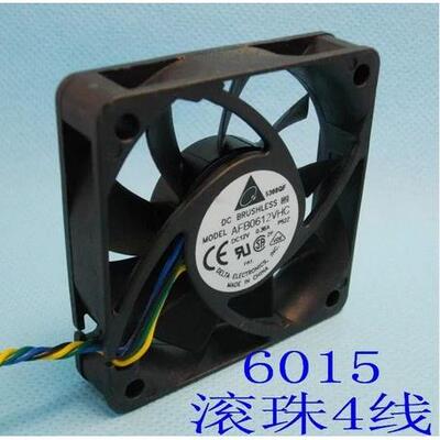 出售原装台达AFB0612VHC 6015风扇 12V 0.36A工业变频直流风扇