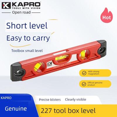 KAPRO开普路水平尺高精度强磁性塑料水电木工装修45度测量工具
